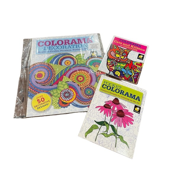 colorama | Other | Colorama Decoration Coloring Book Set Postcards ...